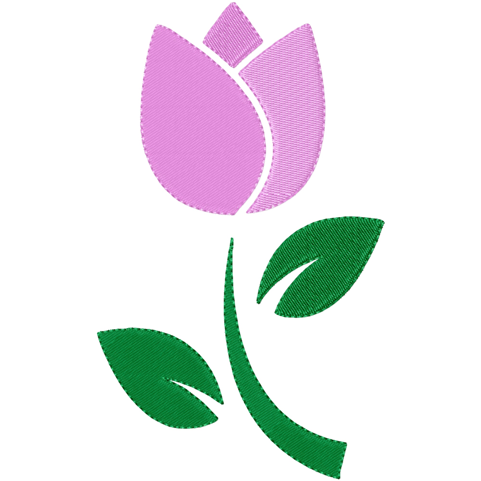 New tulip machine embroidery design 3 sizes – ATyme2Stitch